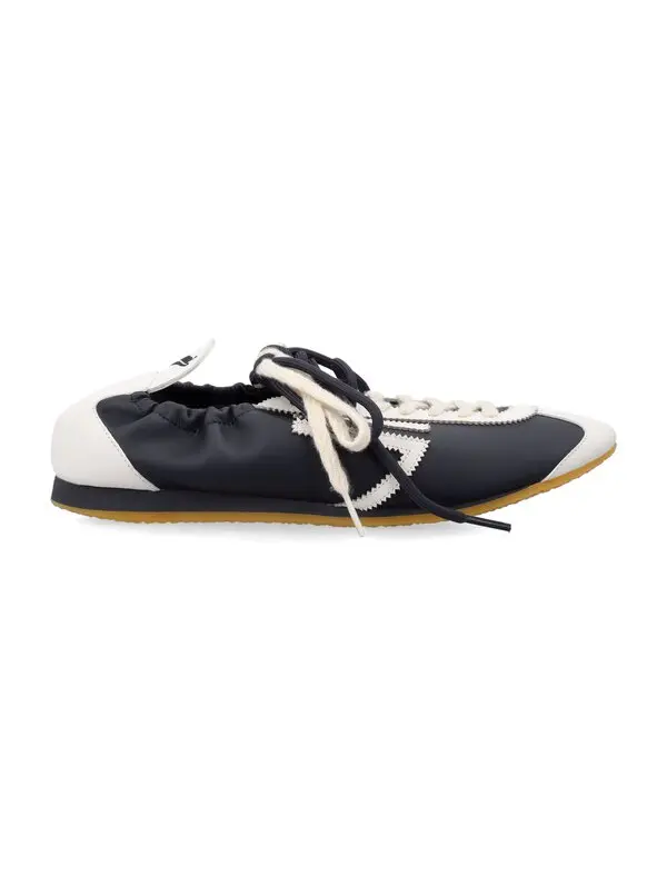 PURAAI Refined Vegan Leather Sneakers With Double Lace System - Pepper