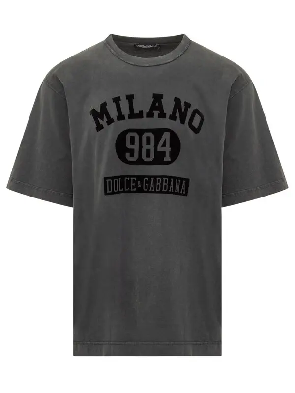 Dolce & Gabbana Graphic T-shirt - Nero