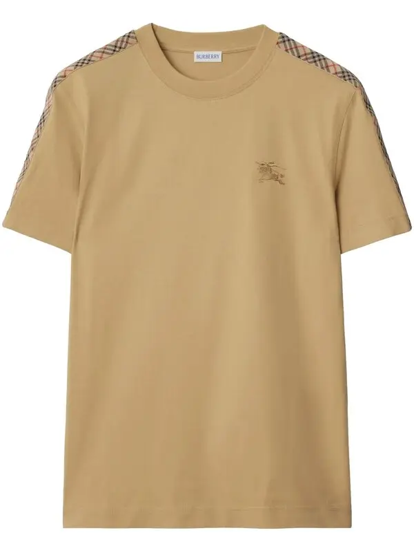 Burberry Rib-knit Neckline Equestrian Graphic T-shirt Size