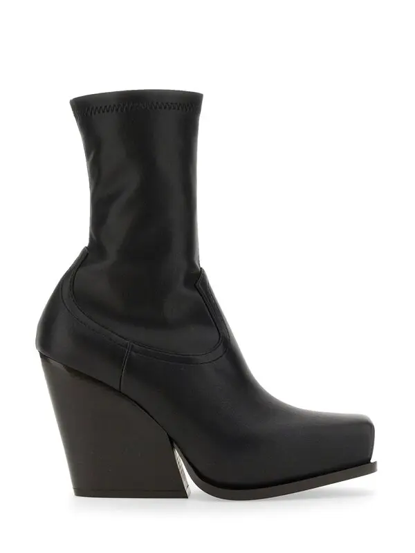 Stella McCartney High Heel Cowboy Boots - Black