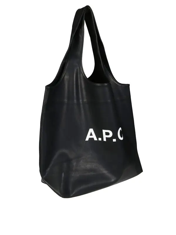 A.p.c. Mini Tote Handbag Ninon - Nero
