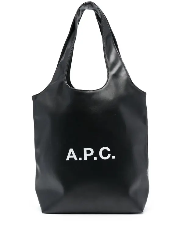 A.p.c. Modern Tote Bag With Dual Handles - Nero