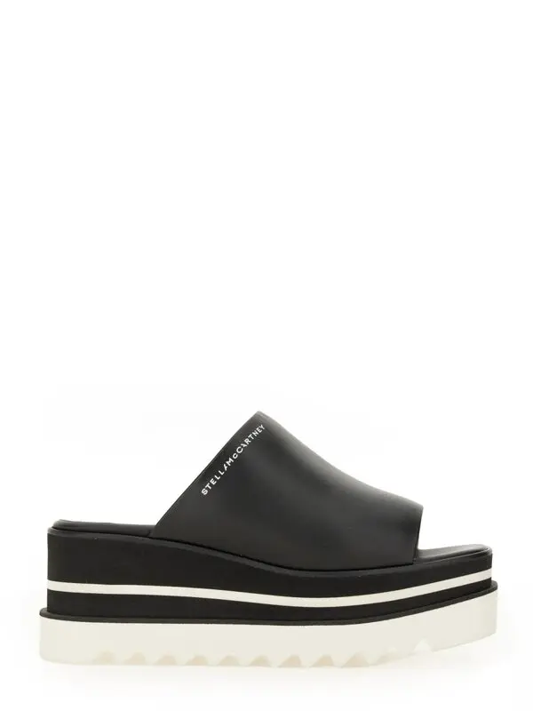 Stella McCartney Platform Sole Slip-on Sandals - Black