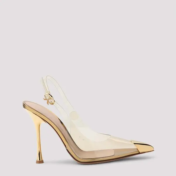 GIANVITO ROSSI Diana Slingback Pumps - Metallic