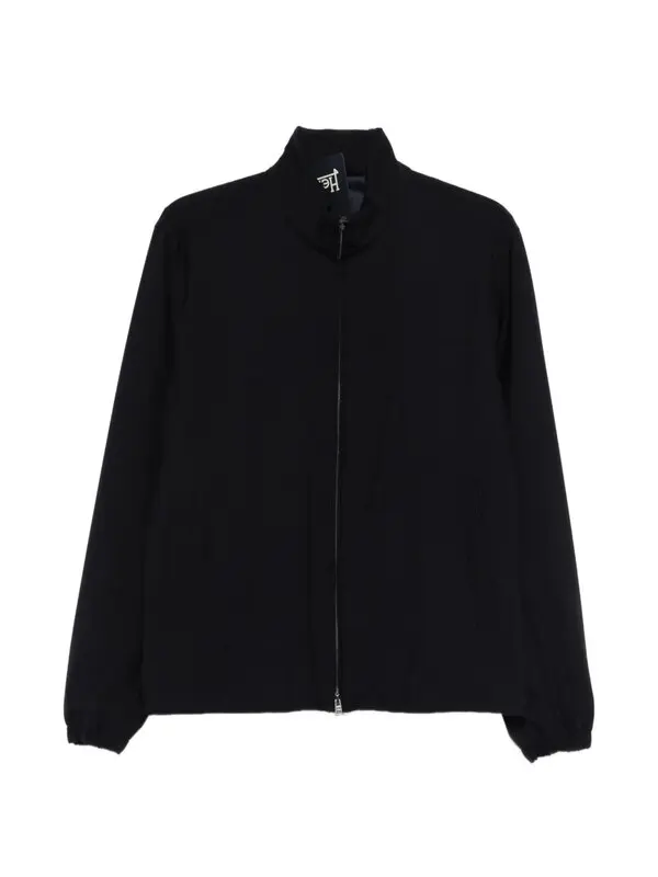 Herno Zip-up Jacket With Classic Collar - Blue