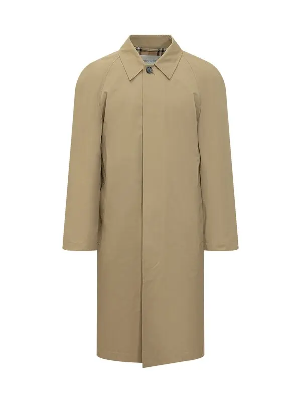 Burberry Long Trench Coat With Classic Collar - Hamper