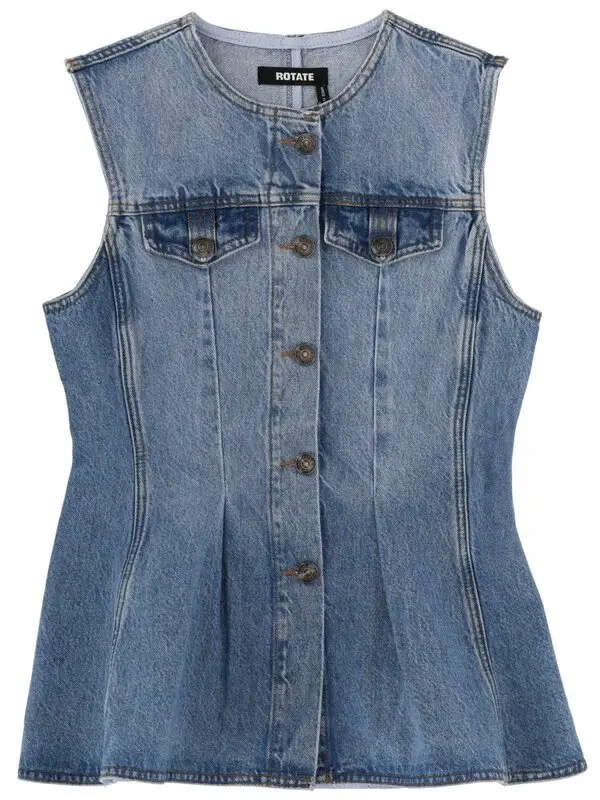 ROTATE BY BIRGER CHRISTENSEN Organic Cotton Sleeveless Top