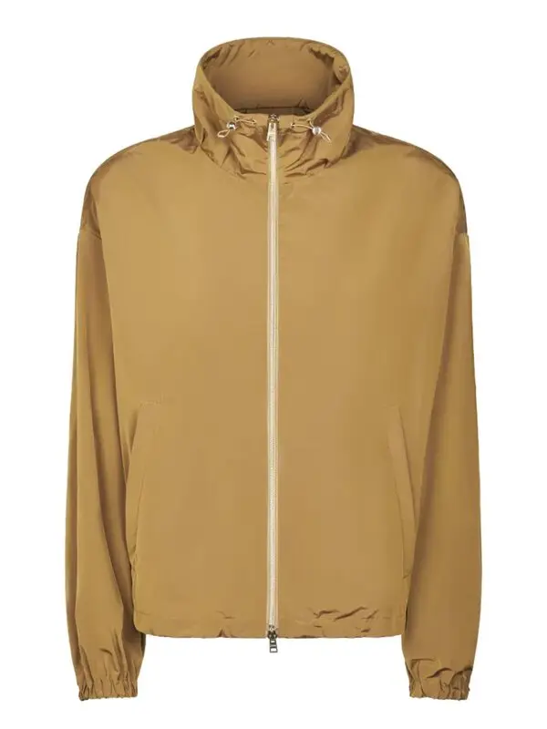 Herno Elegant High Collar Techno Taffeta Jacket For