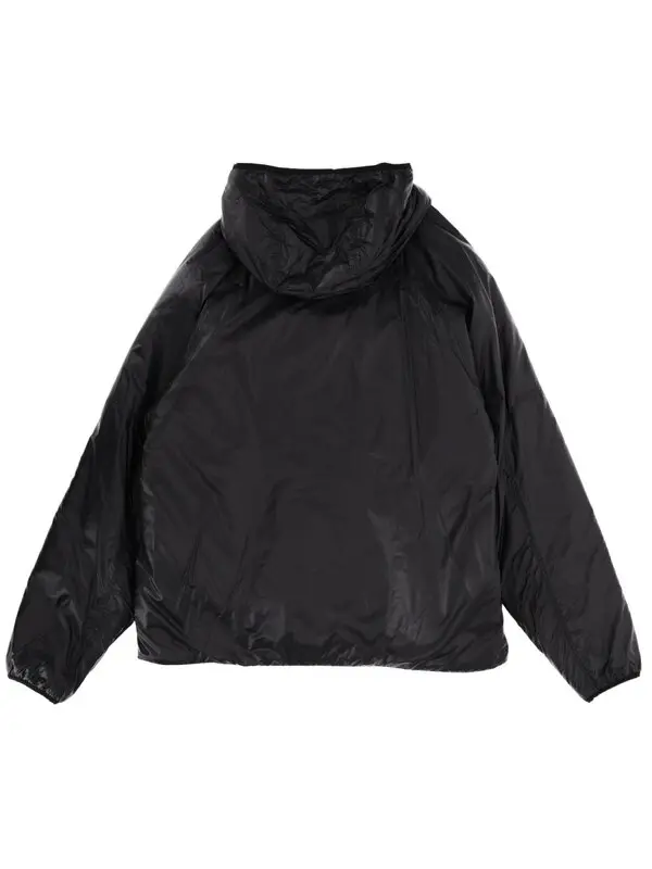 Herno Quilted Ripstop Hooded Jacket - Black