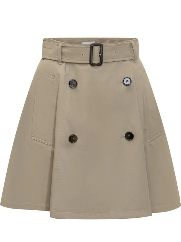 Burberry Trench Skirt With Belt For Fw25