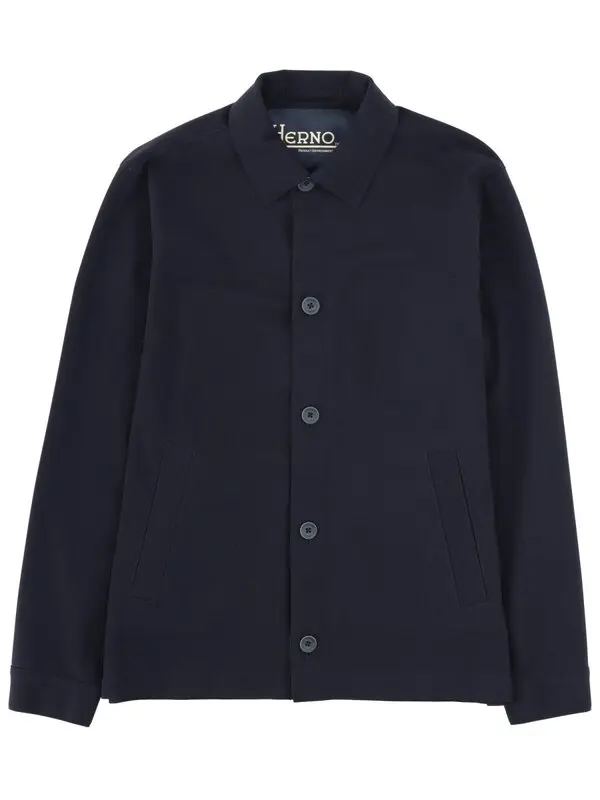 Herno Light Scuba Shacket - Blue
