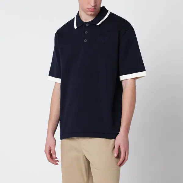 Maison Kitsuné Cotton Knit Comfort Polo For