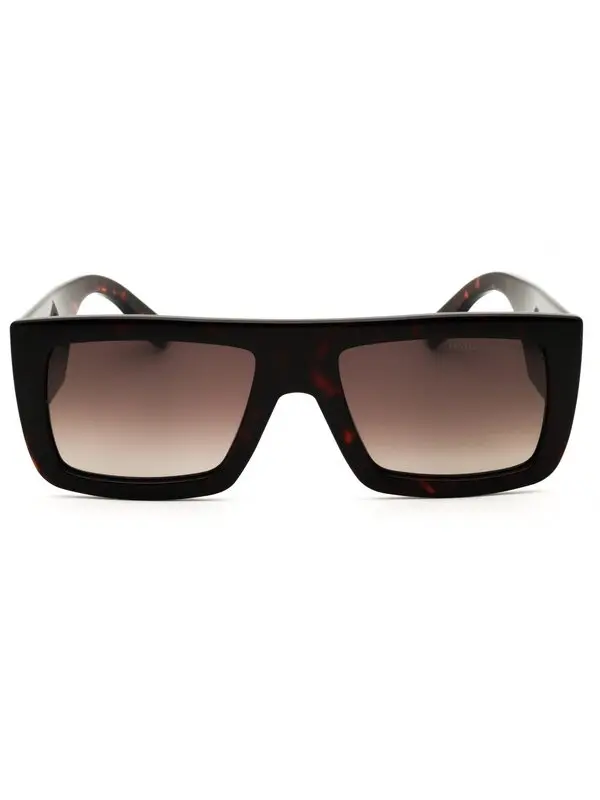 Marc Jacobs Rectangular Sunglasses - White/brown Gradient