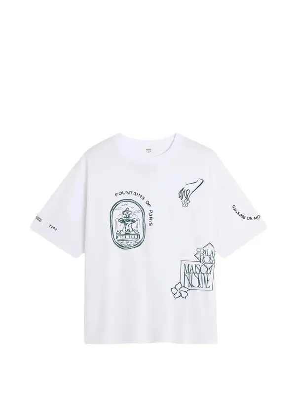 Maison Kitsuné Oversized Seasonal Tee Shirt For