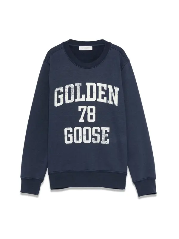 GOLDEN GOOSE Crewneck Sweatshirt With Graphic Logo