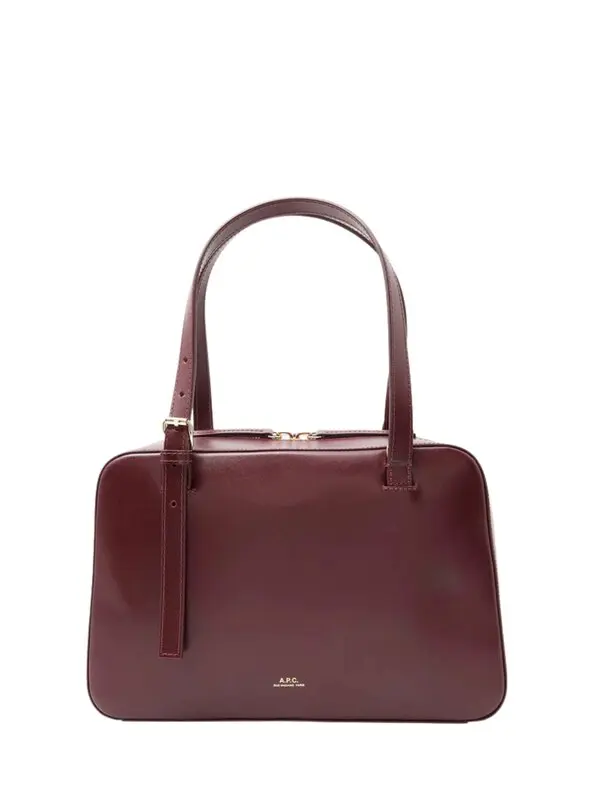 A.p.c. Leather Handbag - Bordeaux