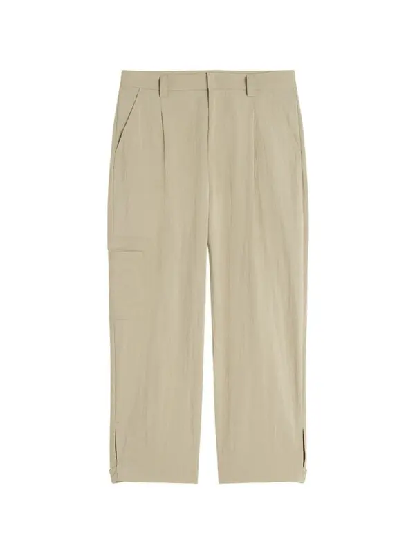 Maison Kitsuné Pleated Cargo Trousers - Tealeaf