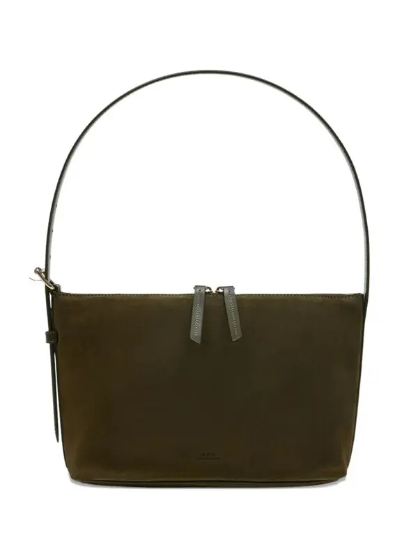 A.p.c. Mini Leather Handbag - Green