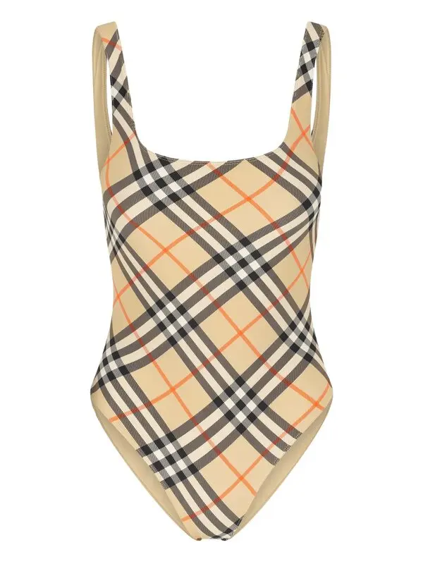 Burberry Chic One-piece Swimsuit With Open Back