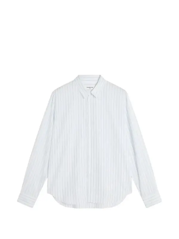 Maison Kitsuné Striped Casual Shirt - Bluewhite