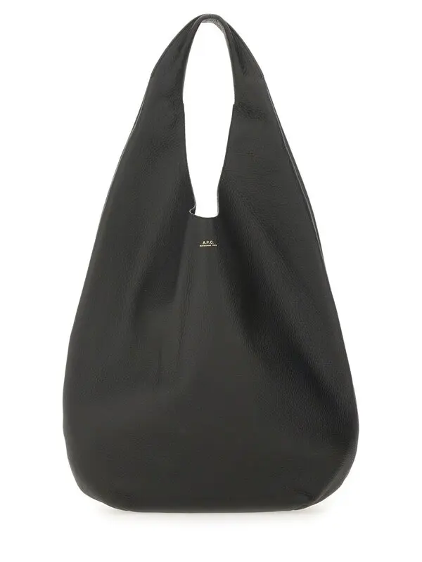 A.p.c. Le Neige Hobo Bag - Black