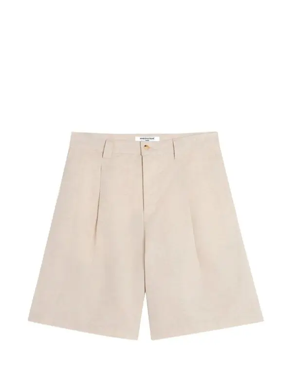 Maison Kitsuné Pleated Mini Shorts