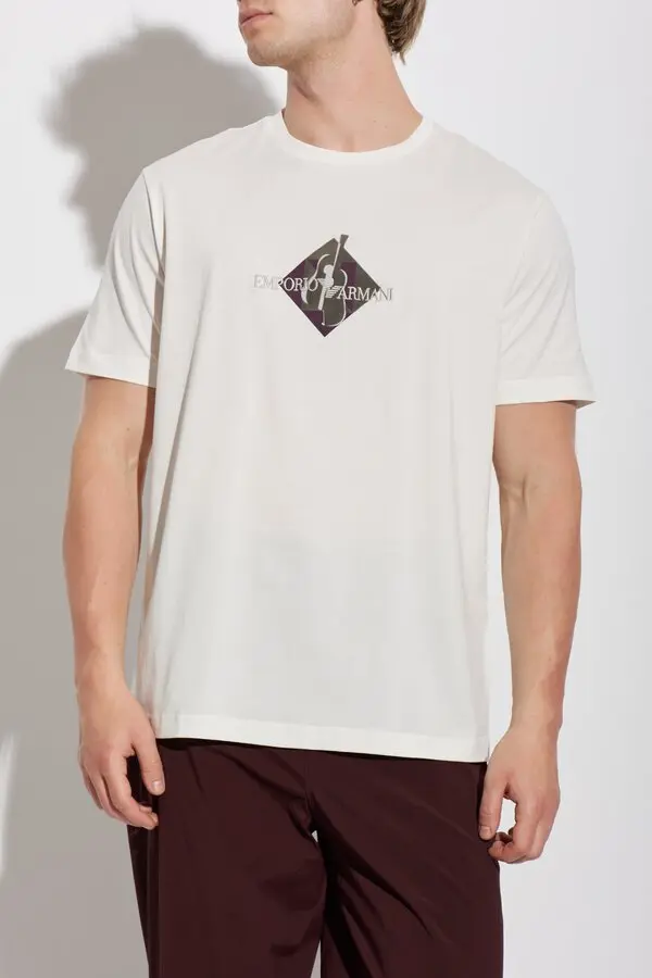 Emporio Armani T-shirt With Embroidered Logo