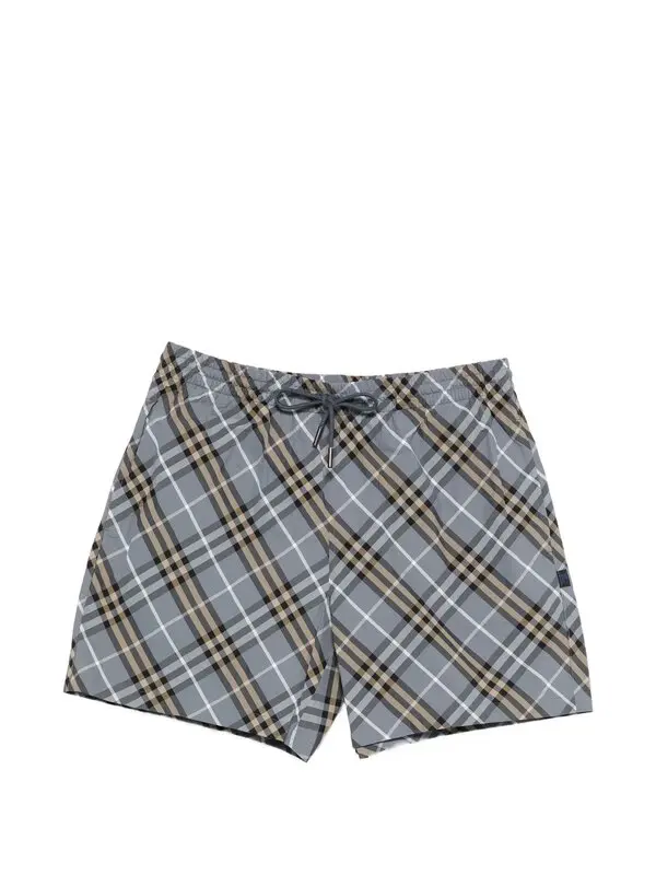 Burberry Plaid Swim Shorts - Waveblue