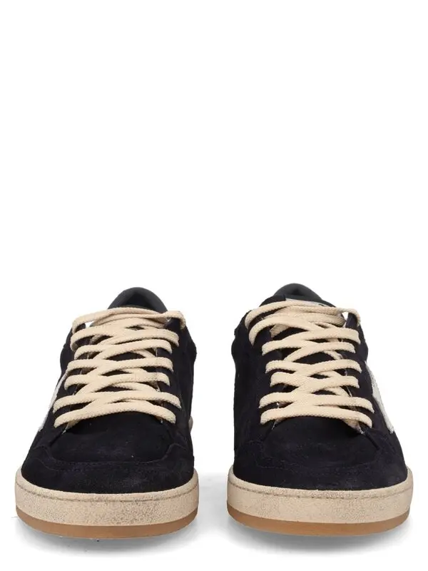 GOLDEN GOOSE Premium Leather Lace-up Sneakers - Black