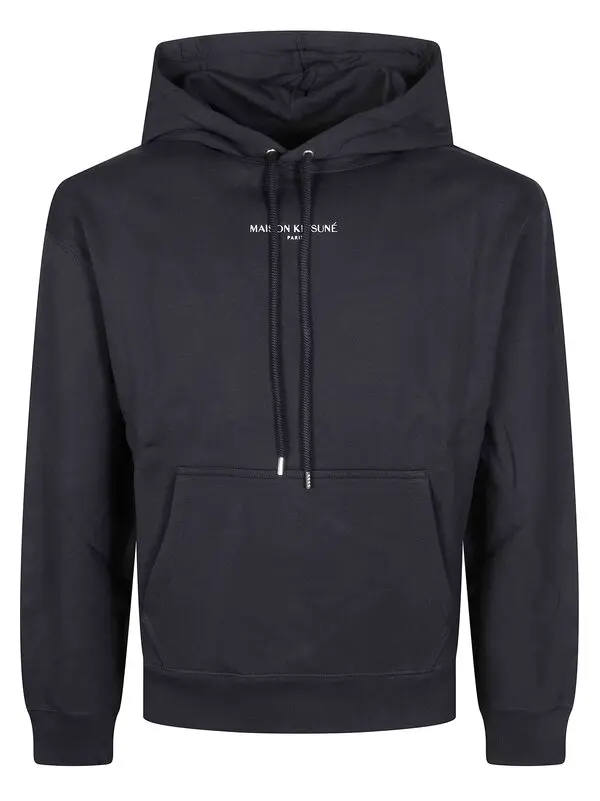 Maison Kitsuné Paris Edition Logo Hoodie - Nero
