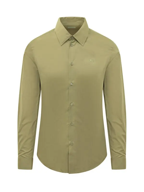 Burberry Essential Shirt With Decorative Buttons And Classic Collar