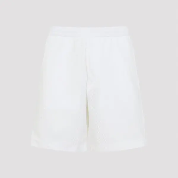 Giorgio Armani Bermuda Shorts In Technical Waffle