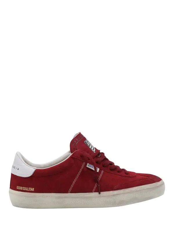 GOLDEN GOOSE Premium Leather" Lace-up Sneakers - Red