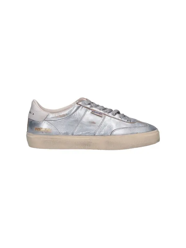 GOLDEN GOOSE Premium Leather Sneakers - Silver