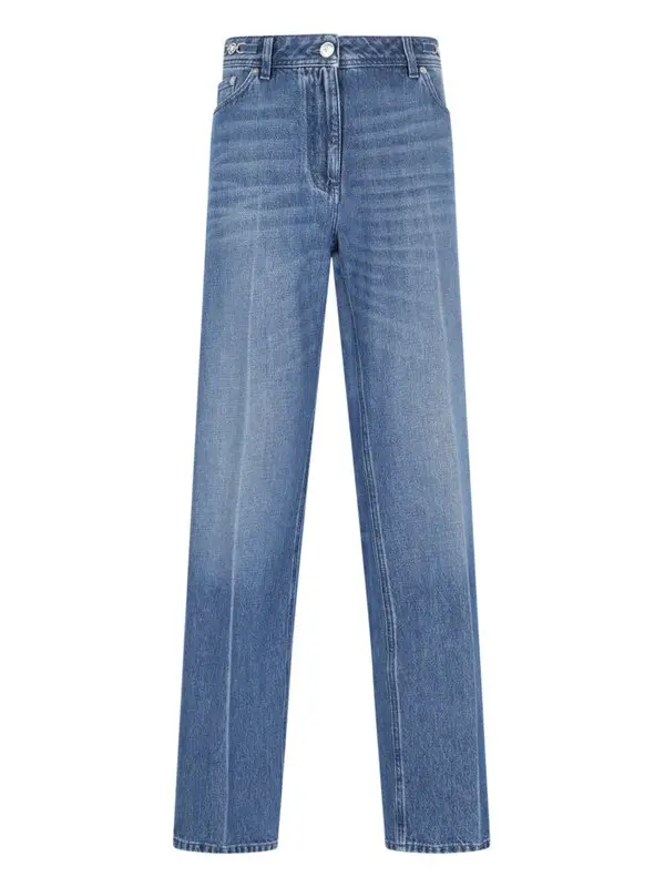 Versace Tailored High-waisted Jeans - Blue