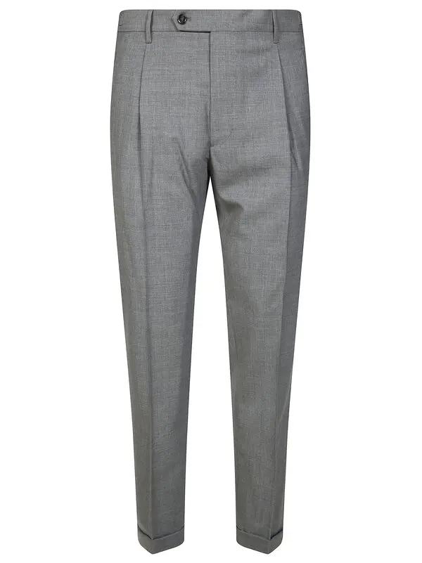 BERWICH Relaxed Fit Trousers For Ss26 - Grigio