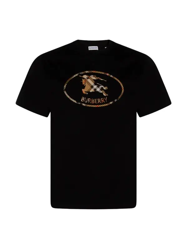 Burberry Classic Front Logo T-shirt Short Sleeve - Black