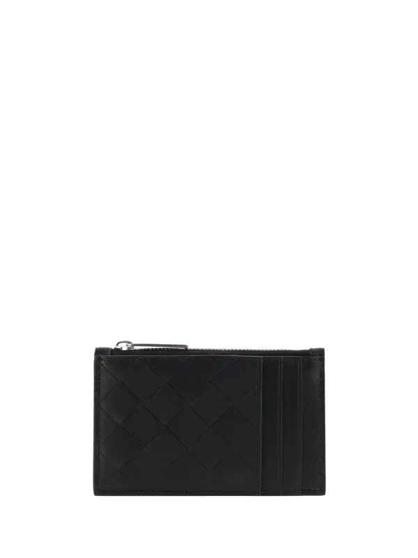 Bottega Veneta Intrecciato Zipped Card Case