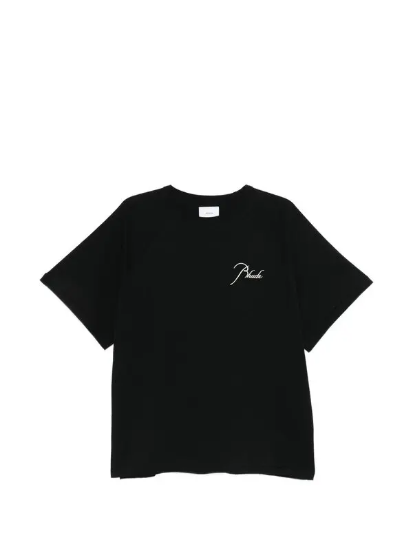 Rhude Classic Raglan Tee For - Black