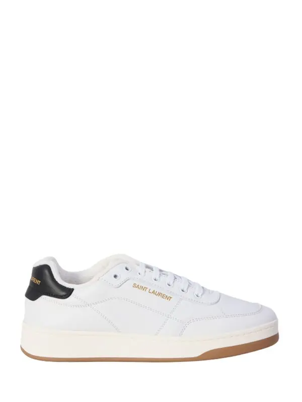 Saint Laurent Sl/61 Smooth Leather Sneakers - Black