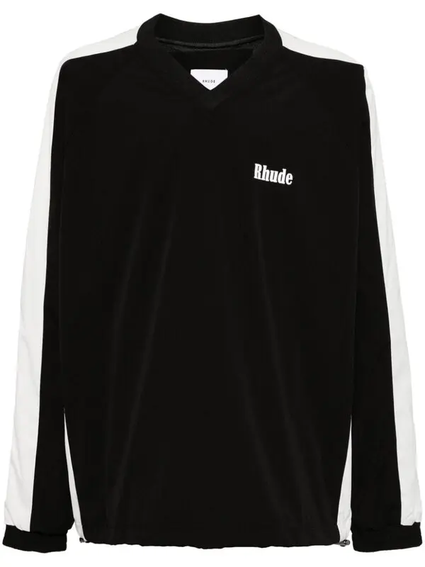 Rhude Raven Pullover Sweater - Blackfwhit