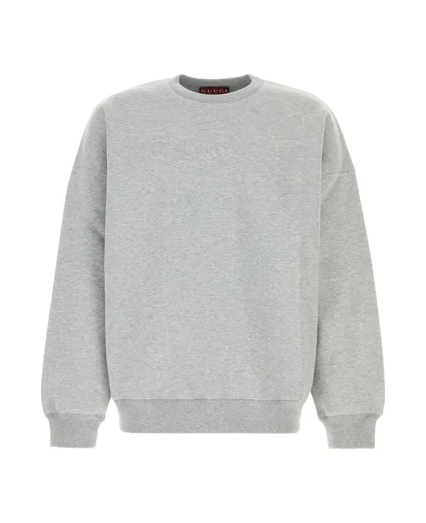 Gucci Cotton Blend Oversize Sweatshirt - Grey