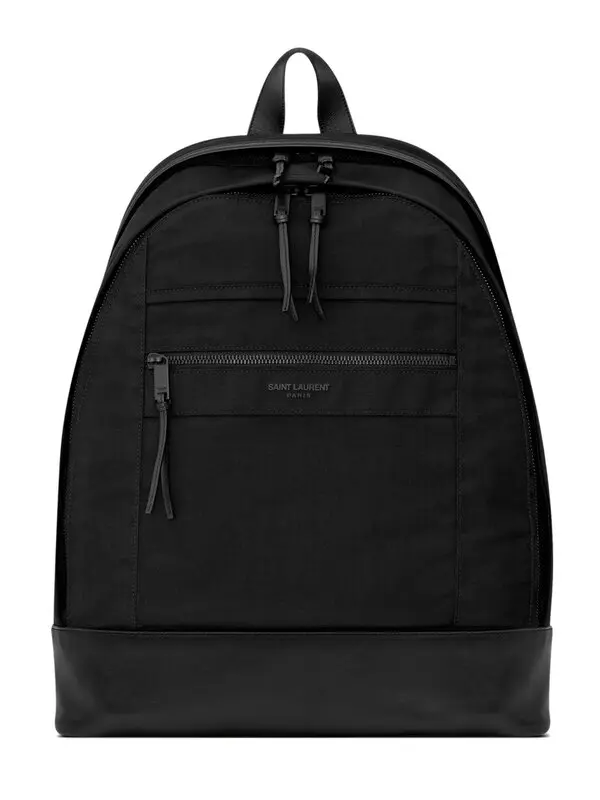 Saint Laurent Mini Eco-friendly Backpack - Black