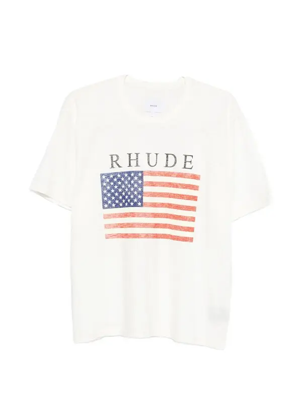 Rhude Short Sleeve Graphic Print T-shirt Size