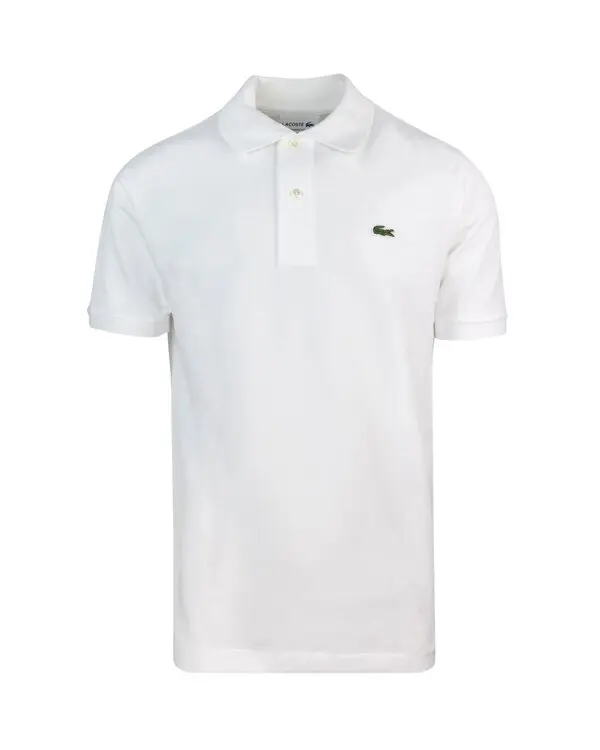 Lacoste Classic Short Sleeve Polo Shirt - Bianco