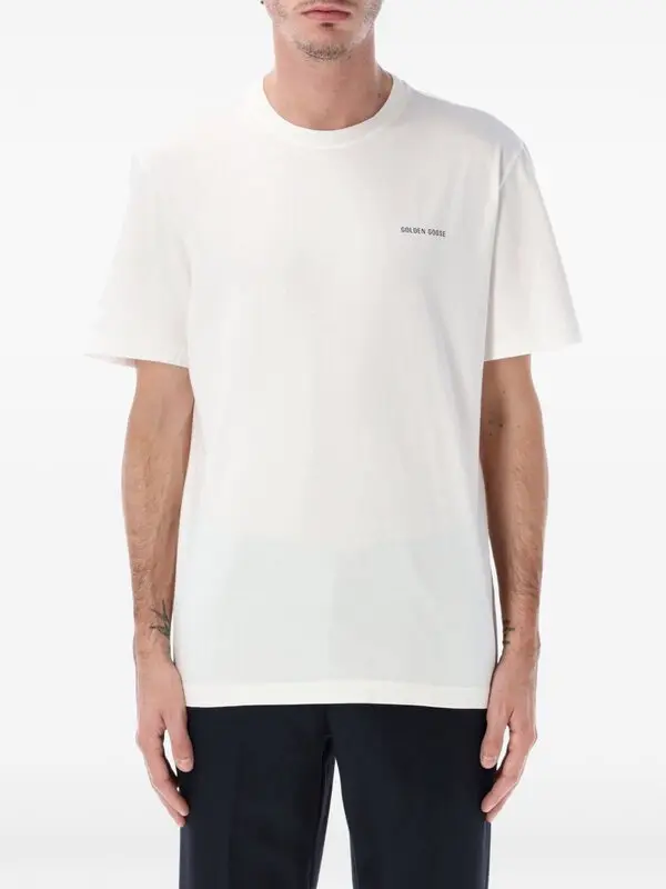 GOLDEN GOOSE Crew-neck Cotton T-shirt For