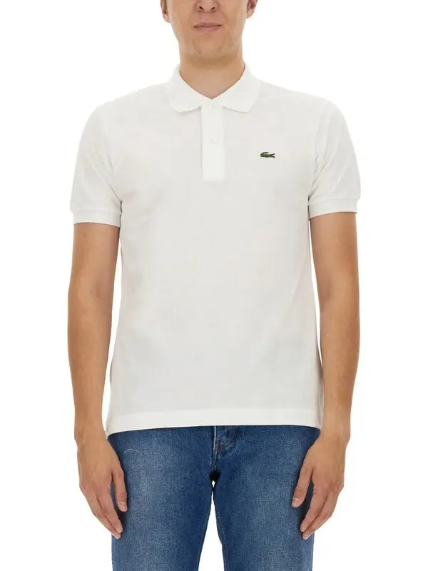 Lacoste Classic Slim Fit Polo Shirt - White