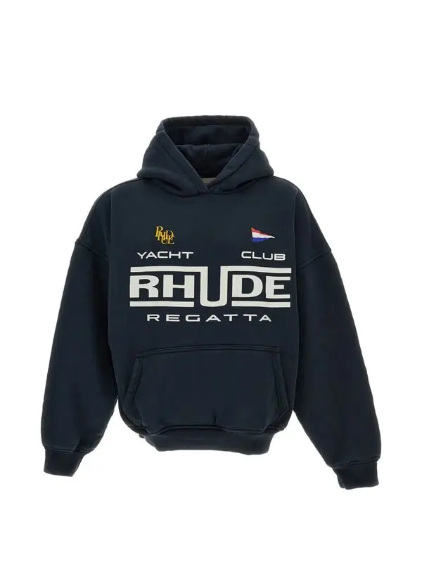 Rhude Regatta Club Hoodie - Vintwhitbl