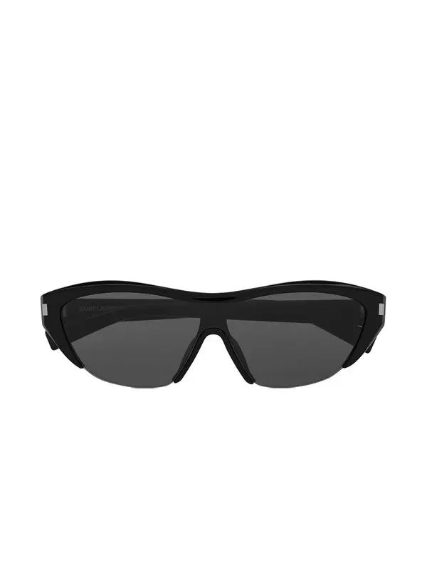 Saint Laurent Fashionable Acetate Mask Sunglasses - Black