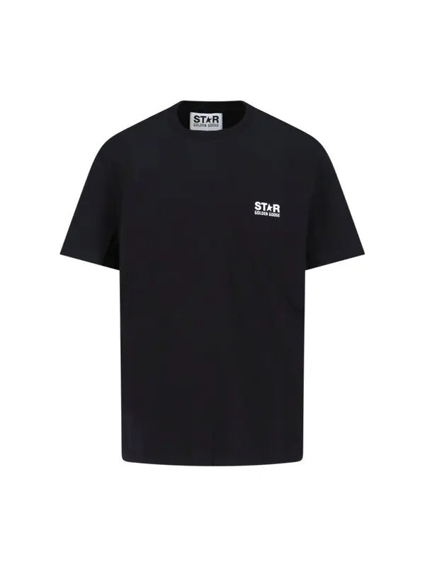 GOLDEN GOOSE Stylish Logo T-shirt For